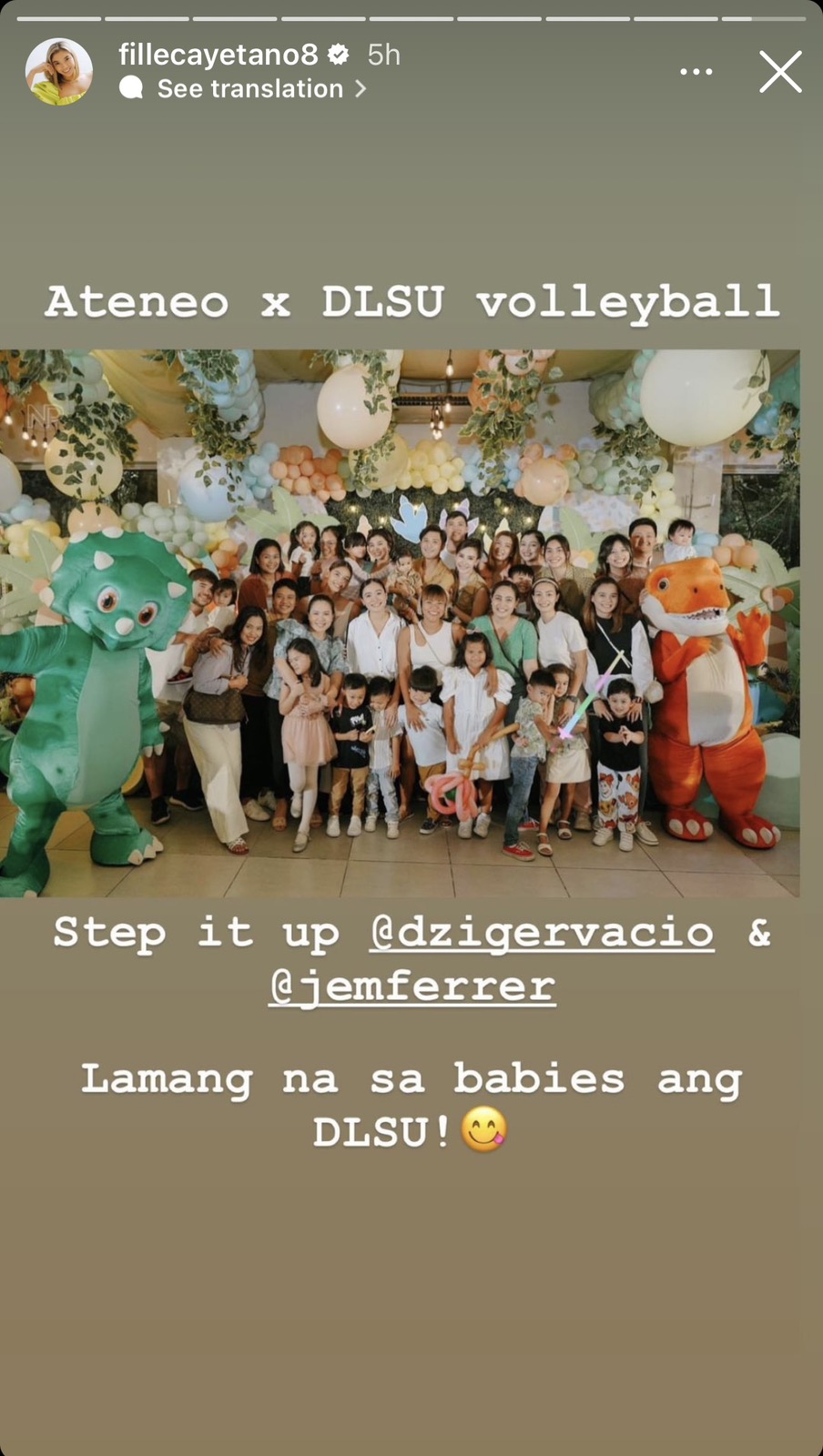 Fille Cainglet-Cayetano has funny take on Ateneo-La Salle rivalry, calls out Dzi Gervacio, Jem ...